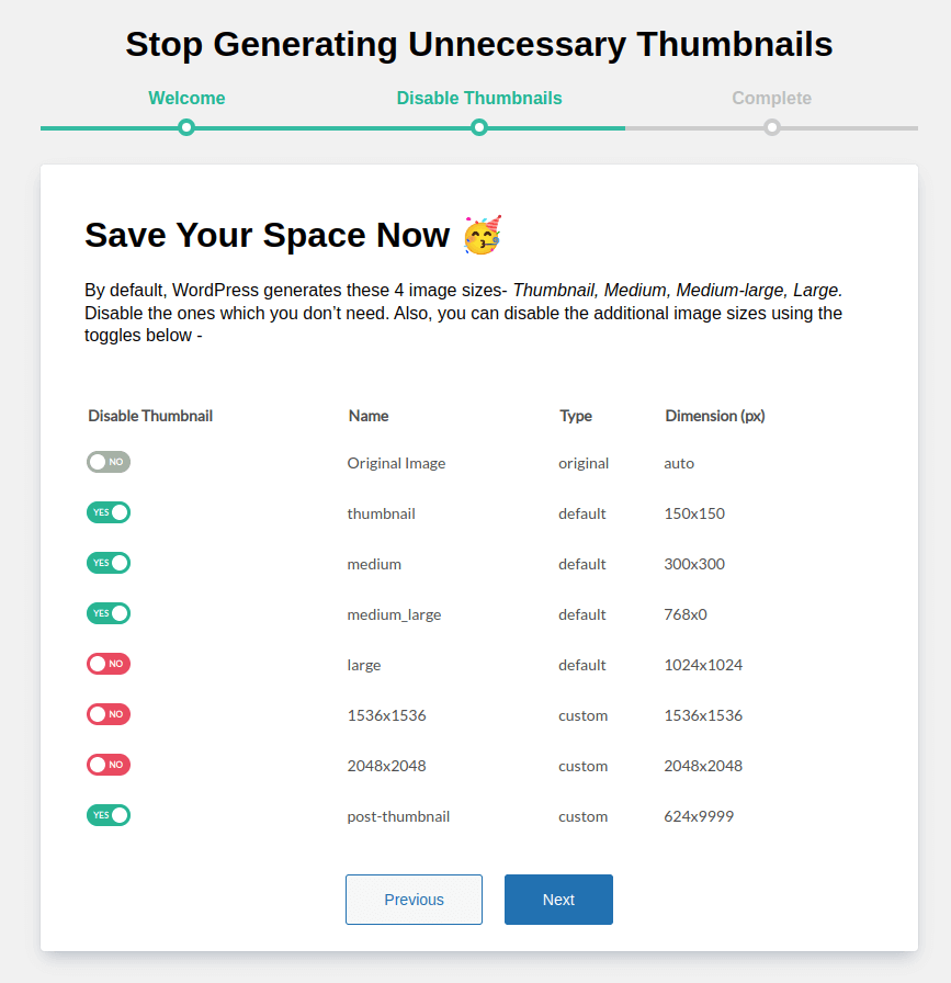 WordPress如何限制、禁止生成某些特定尺寸的缩略图！